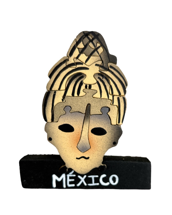 Máscara De Pakal Magneto Antropología - Caracol Púrpura