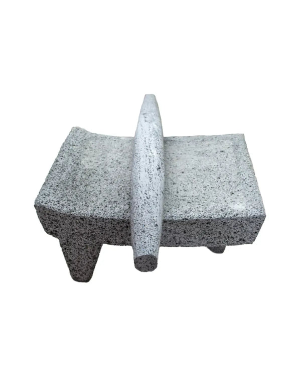 Metate y Metlapil de piedra Volcánica - Caracol Púrpura
