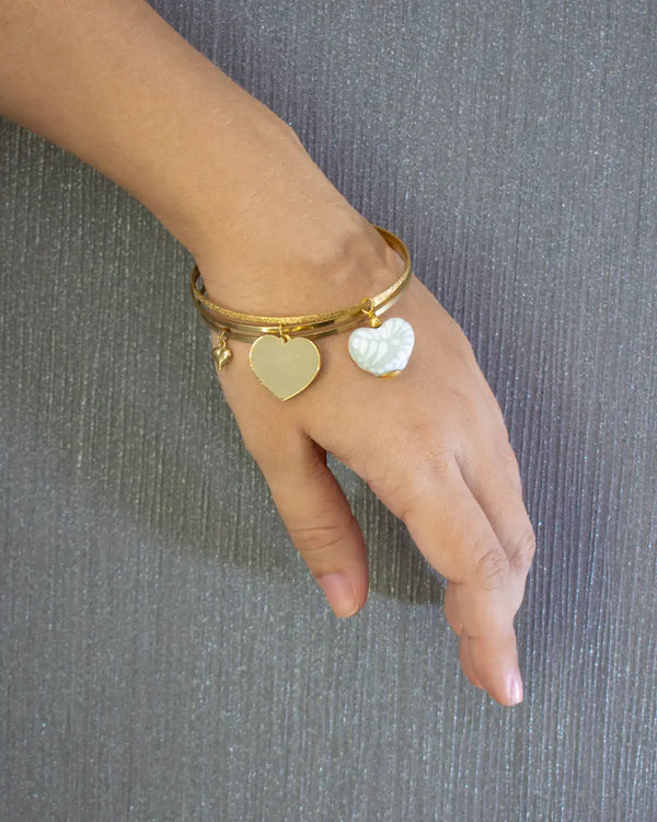 PULSERA 3 AROS - Caracol Púrpura